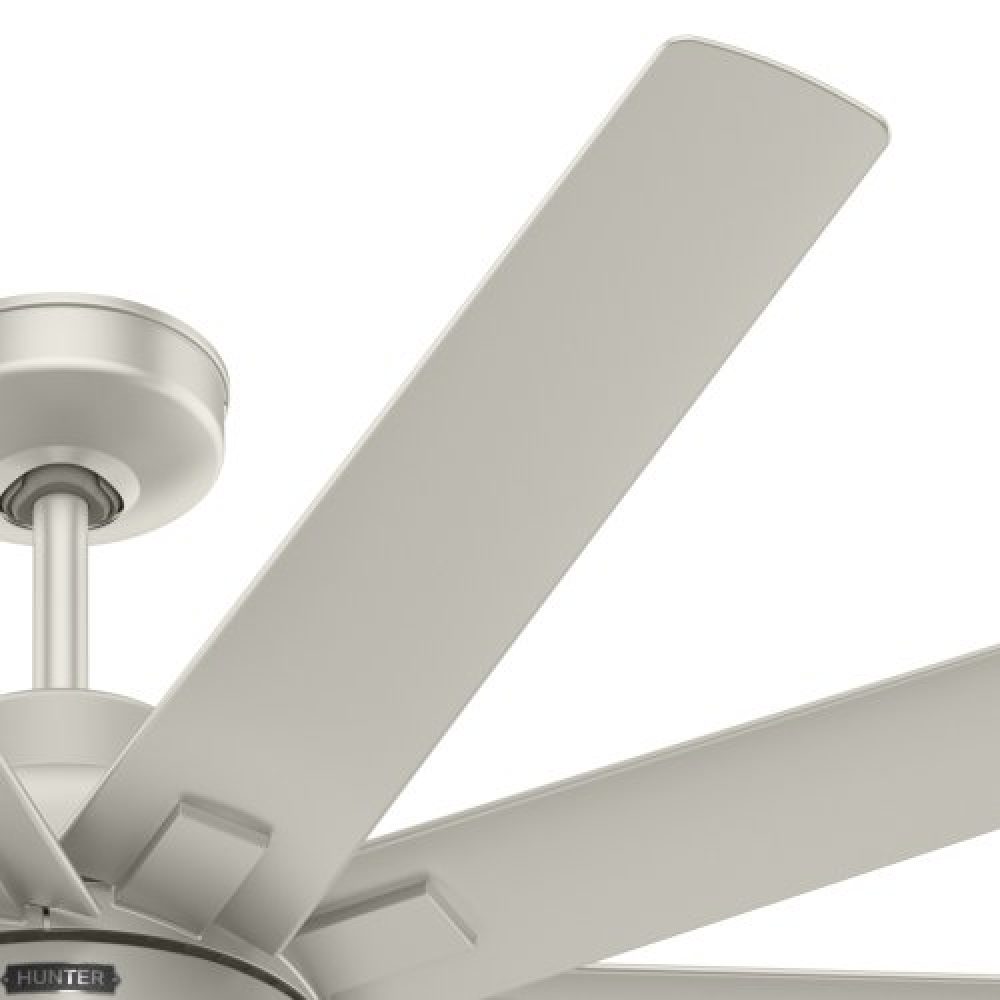 Hunter 60 inch Overton Damp Rated Ceiling Fan with LED Light Kit and ...