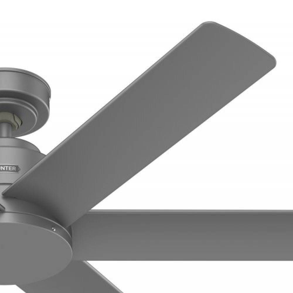 Hunter 52 inch Kennicott Damp Rated Ceiling Fan and Wall Control ...